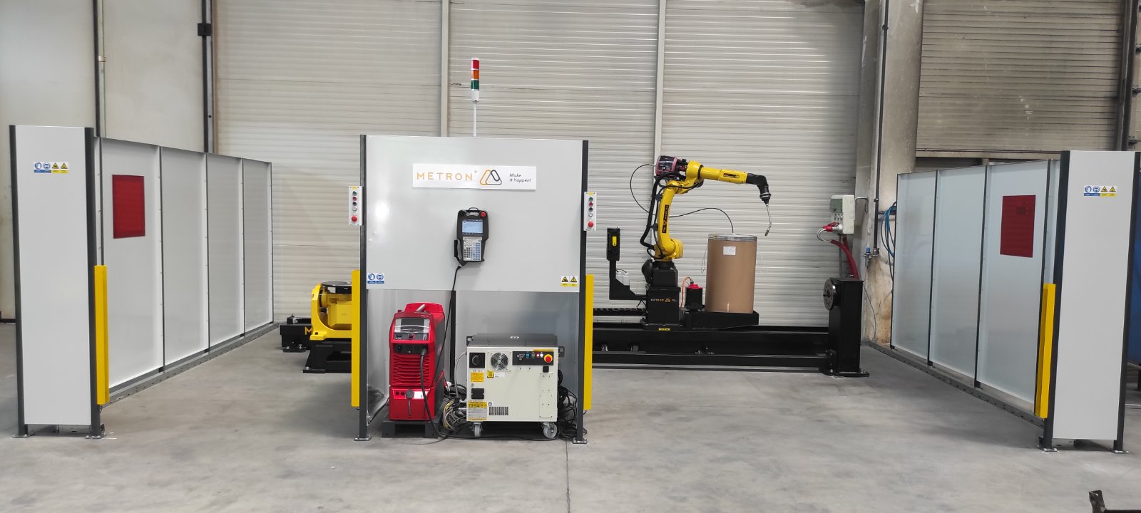 Robotska ćelija sa rotacionim stolom - METRON Automation d.o.o