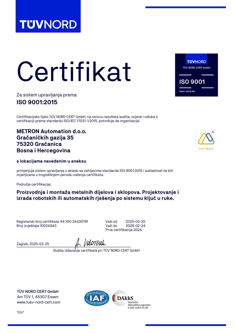 O NAMA - METRON Automation d.o.o