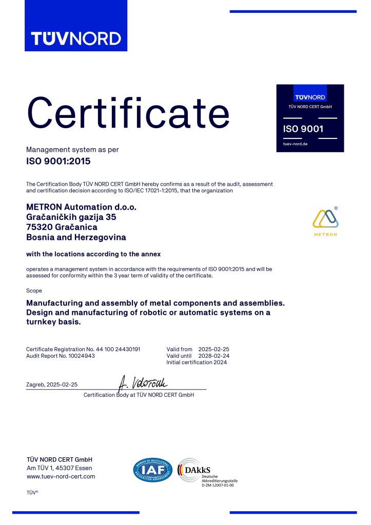 O NAMA - METRON Automation d.o.o